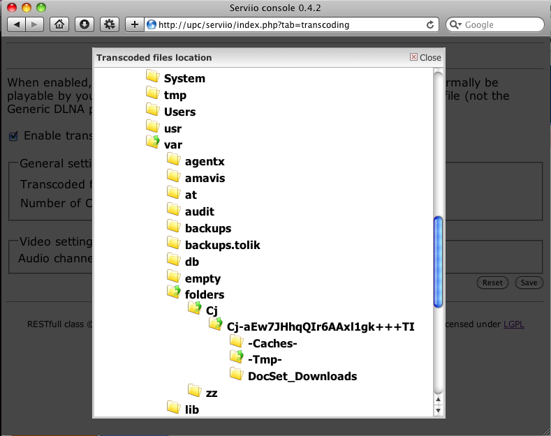 Serviio • View topic - Web UI in PHP